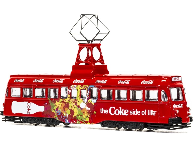 Corgi Coca Cola Single Decker Tram- Coke Side of Life