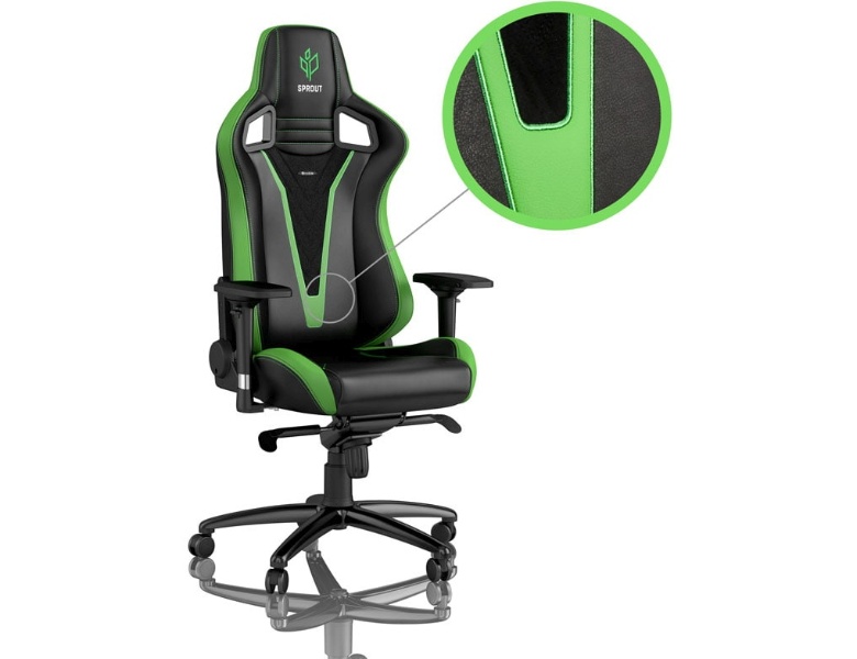 Black Edition Gaming-Stuhl – Schwarzes PU-Leder, 120kg Belastbar (bis 1 ...