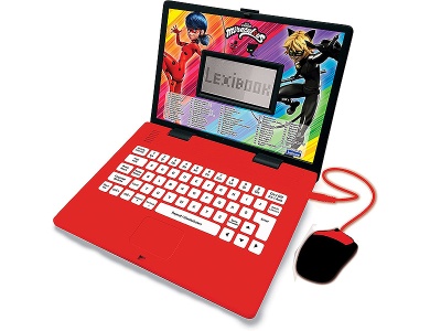 Lexibook Miraculous Ladybug-Laptop DE/EN | Lerncomputer