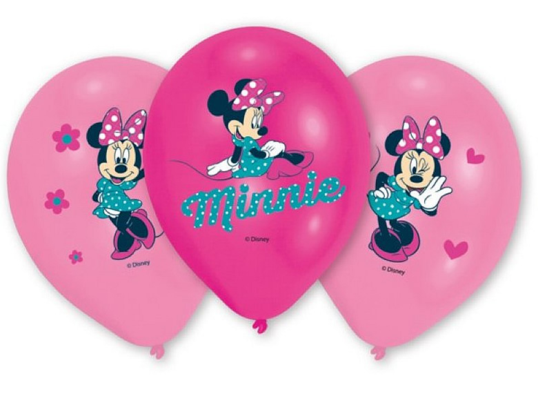 Amscan Minnie Mouse Ballone 6Teile | Kindergeburtstag
