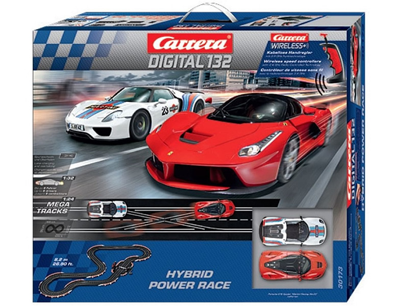 Carrera Digital 132 Hybrid Power Race Starterset | Rennbahn Sets
