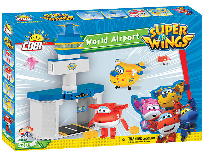 COBI Super Wings World Airport Jett & Donnie 25132 | Klemmbausteine