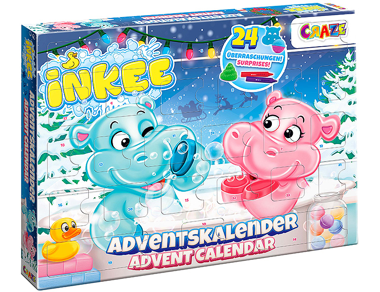 Craze Inkee Adventskalender Hippo