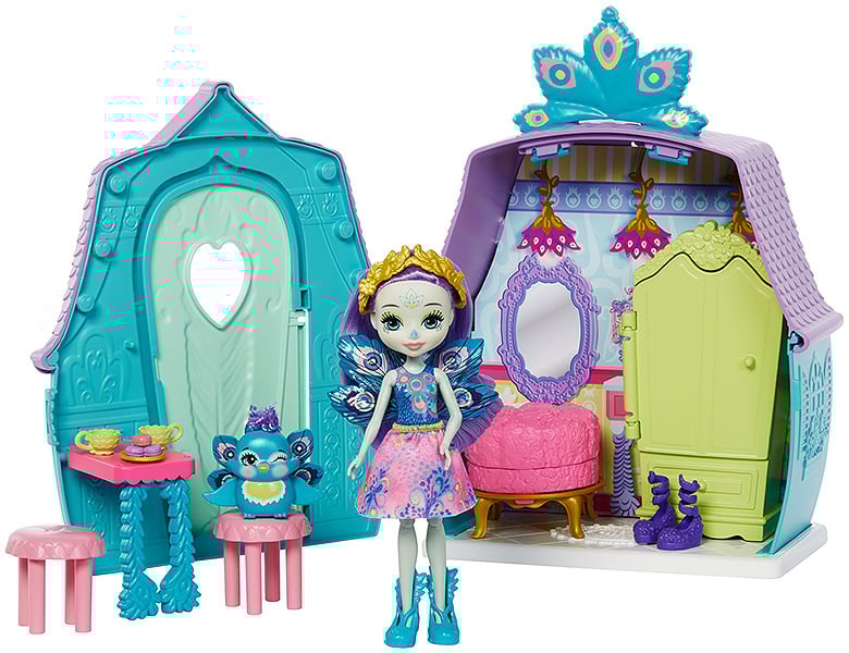 Enchantimals Patter Peacocks Puppe & Häuschen | Spielesets