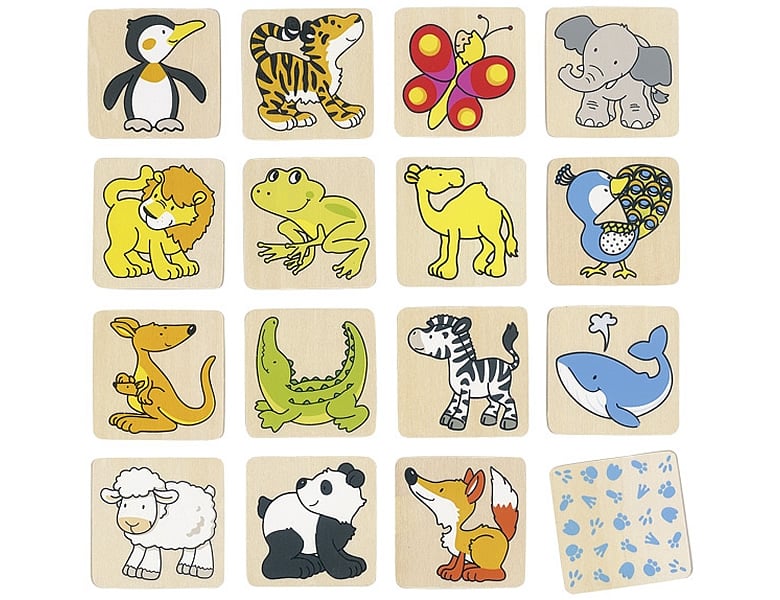 Goki Spiele Memospiel Tiere | Memory