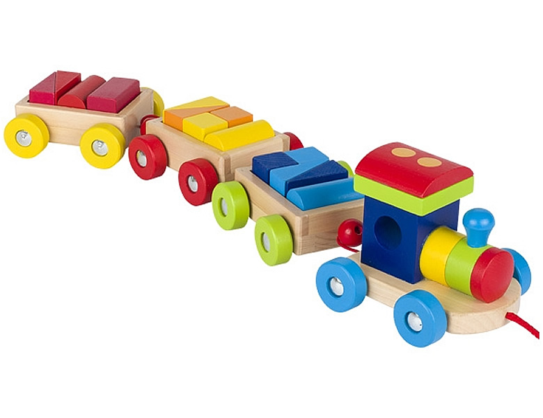 Goki Baby Zug Orlando 18Teile | Ziehen & Schieben