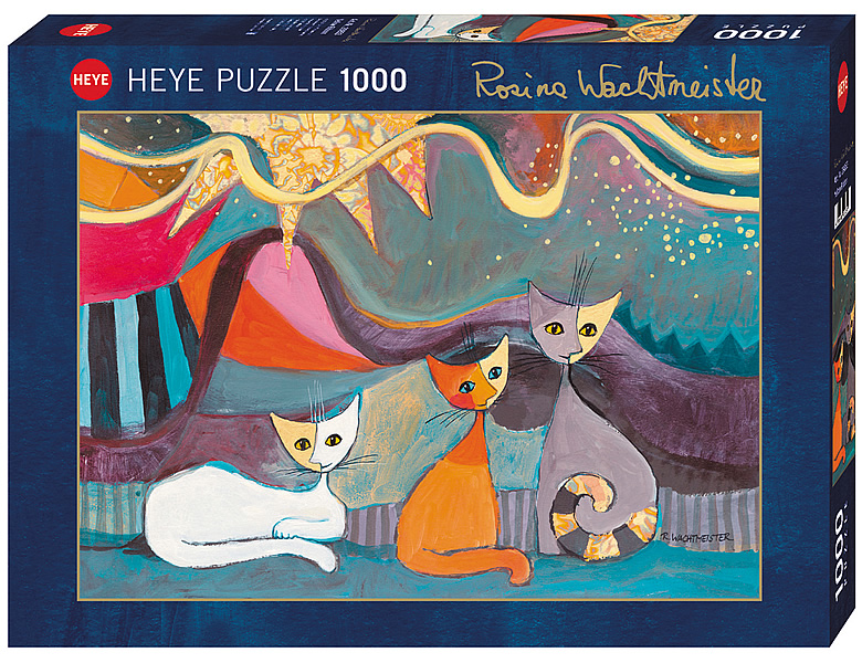 HEYE Puzzle Rosina Wachtmeister Yellow Ribbon 1000Teile | Puzzle 1000 Teile