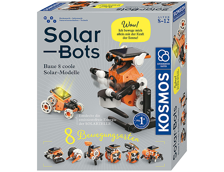 Kosmos Experimentierkasten Solar Bots | Robotik & Elektro