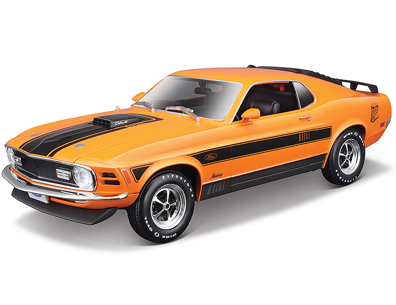 Maisto 1:18 Ford Mustang Mach 1 1970 Orange | Die-Cast Modelle
