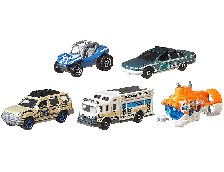 Matchbox 5er Geschenkset MBX Marine Rescue 1:64 | Spielzeugauto