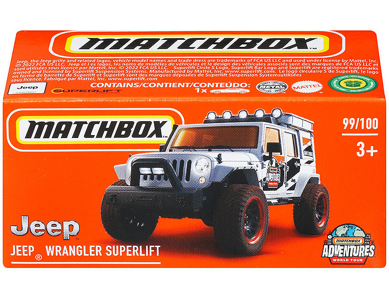 Matchbox Jeep Wrangler Superlift 1:64 | Spielzeugauto
