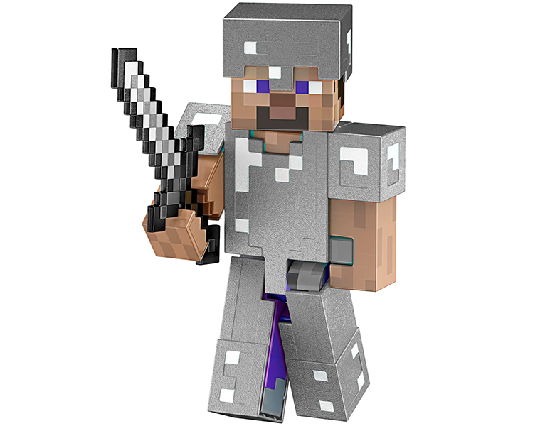Mattel Minecraft Diamond Level Steve 14cm | Actionfiguren