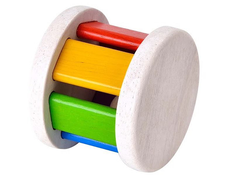 PlanToys Kleinkind Rollende Rassel | Rasseln