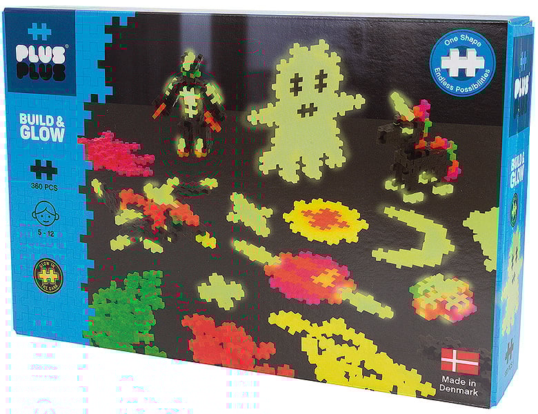 Plus-Plus Basic Build and Glow 360Teile | Steckbausteine
