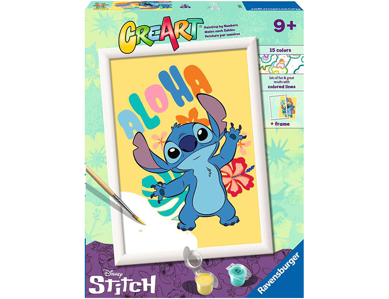 Ravensburger CreArt Lilo & Stitch Aloha Stitch | Malen nach Zahlen