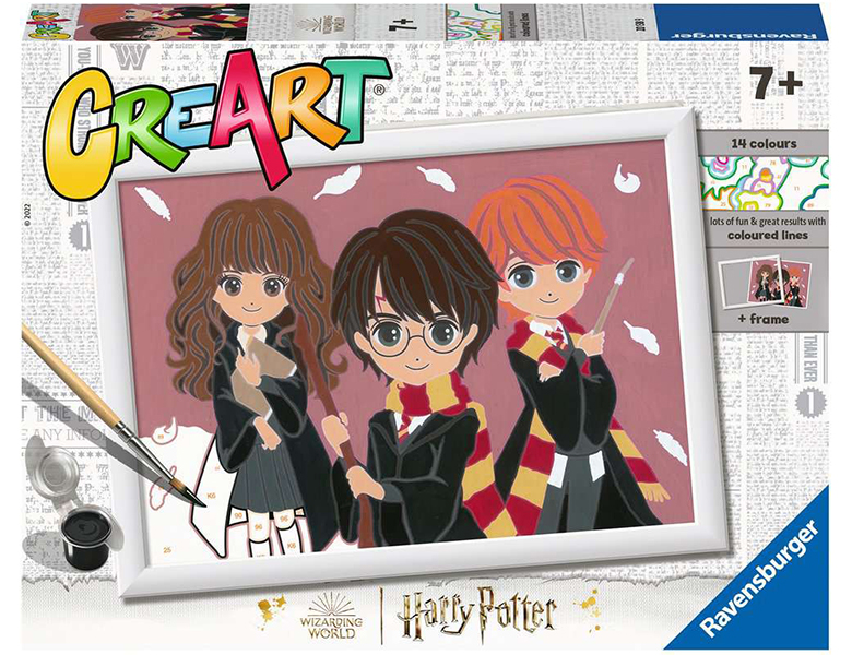 Ravensburger CreArt Harry Potter The Magical Trio | Malen nach Zahlen