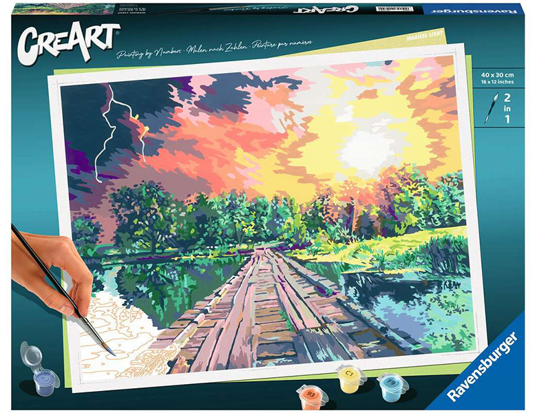 Ravensburger CreArt Magisches Licht | Malen nach Zahlen