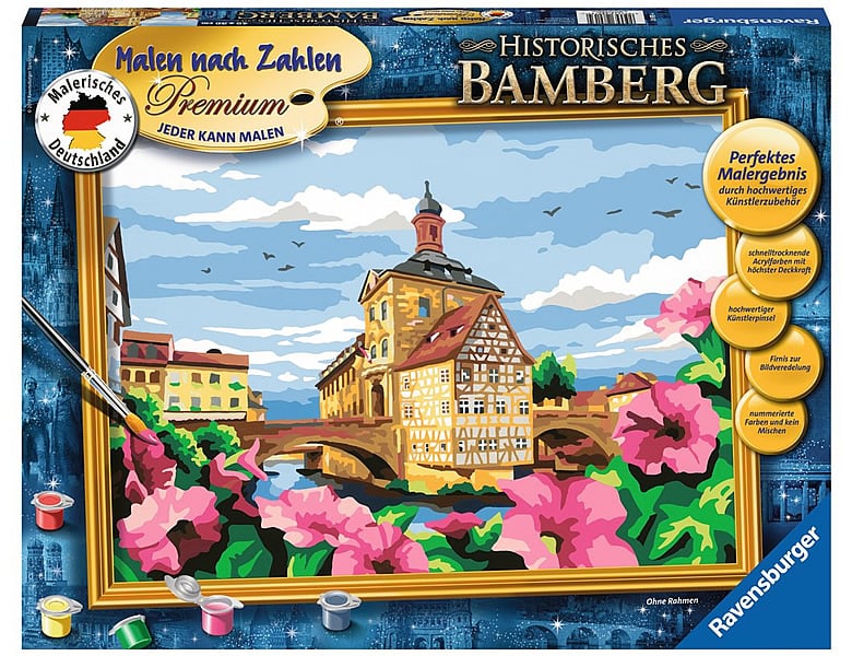 Ravensburger Malen nach Zahlen Historisches Bamberg