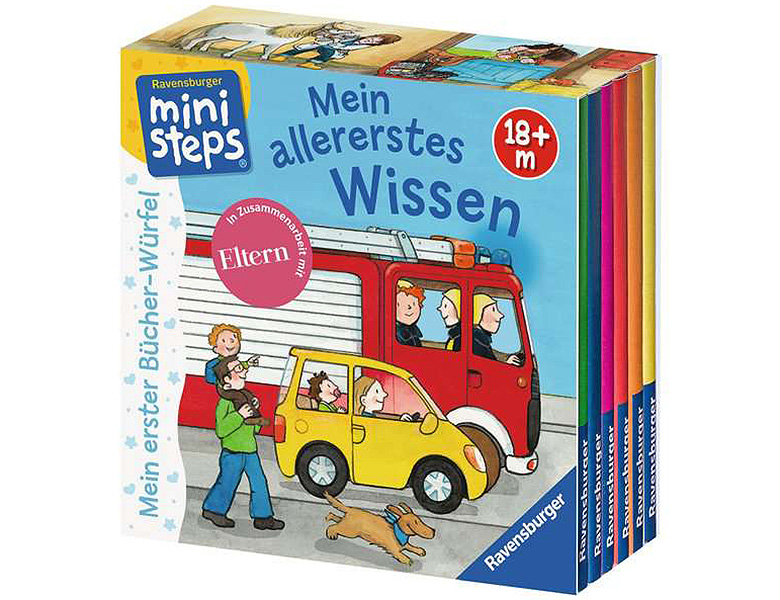 Ravensburger ministeps Bücher-Würfel, Bücher-Set: Wissen | Papp ...