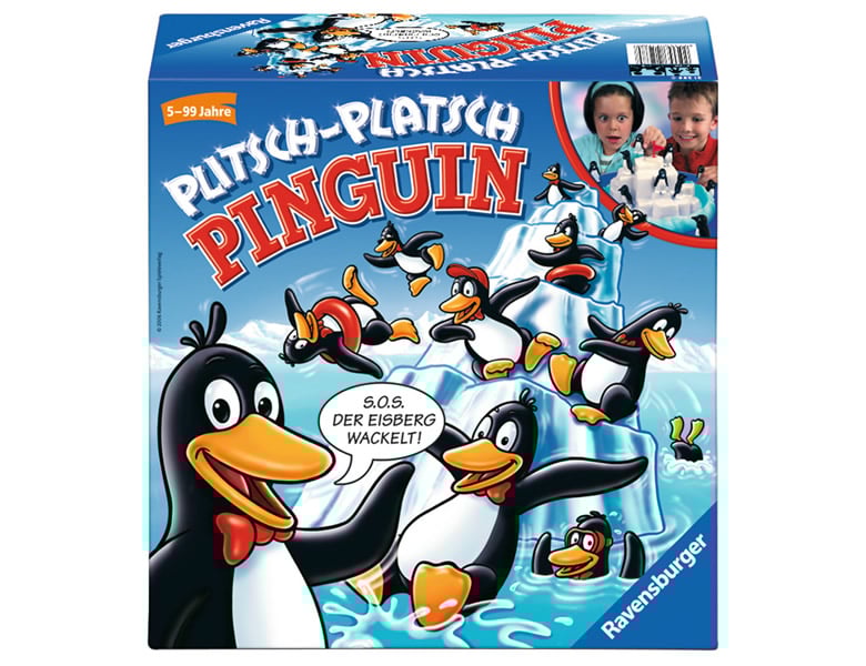Ravensburger Plitsch-Platsch Pinguin | Geschicklichkeitsspiele