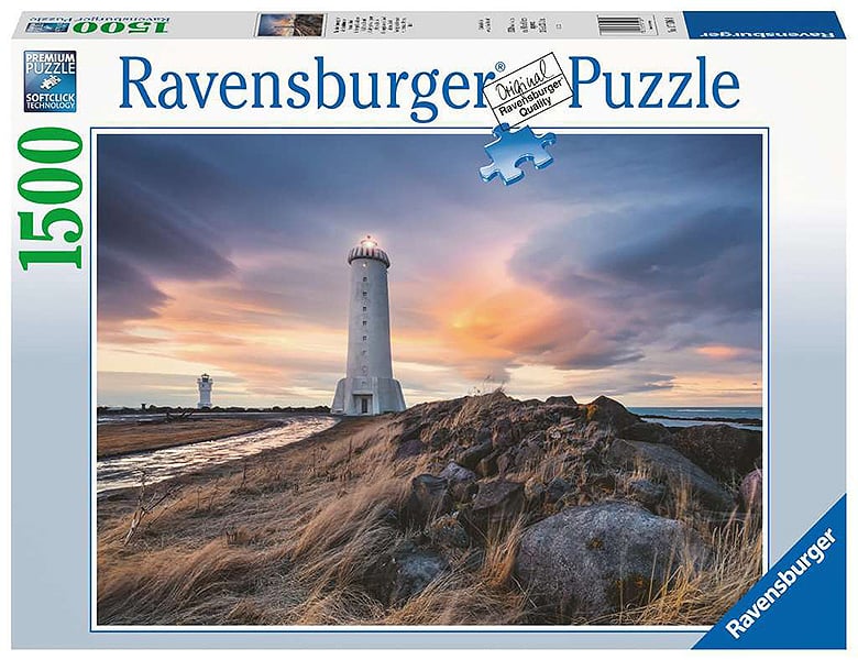 Ravensburger Puzzle Leuchtturm von Akranes, Island 1500Teile | Puzzle 1500 Teile