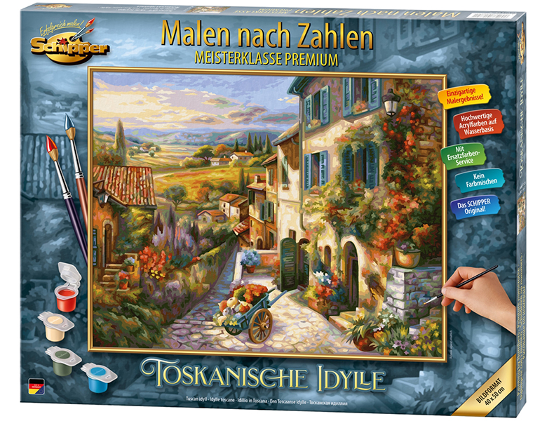 Schipper Landschaftsmotive Malen nach Zahlen Toskanische Idylle