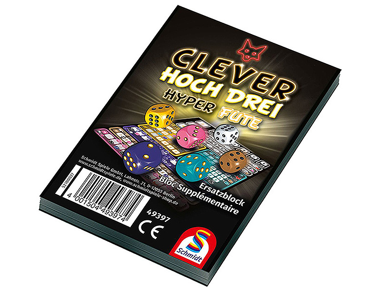 Schmidt Clever hoch drei, Zusatzblock | Spielezubehör
