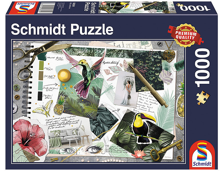 Schmidt Puzzle Moodboard 1000Teile | Puzzle 1000 Teile