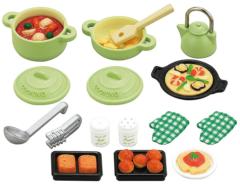 Sylvanian Families Einrichtung Küchen Koch-Set 5028 | Einrichtung & Zubehör