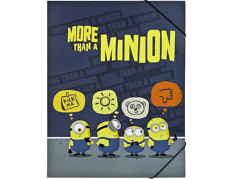 Undercover Minions Gummibandmappe | Schule & Kindergarten
